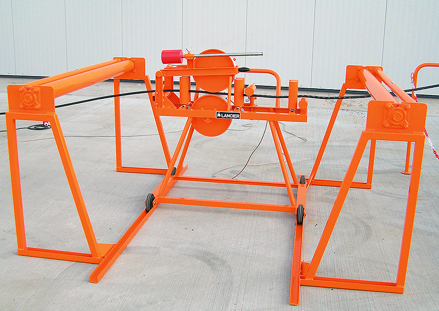 LANCIER CABLE GmbH: Drum lifting, storing and coiling